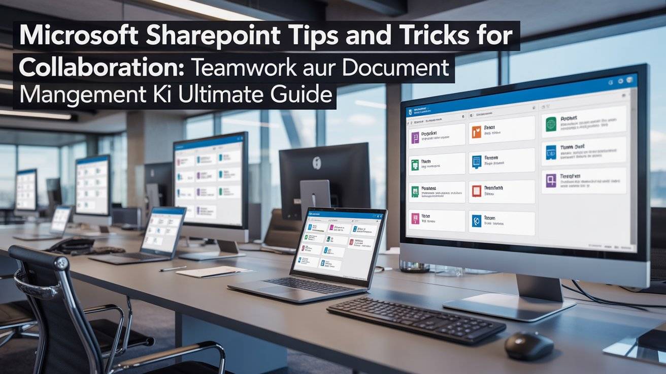 Microsoft SharePoint Tips and Tricks for Collaboration: Teamwork Aur Document Management Ki ...